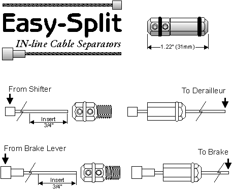 Motorcycle Brake Cable & Housing Set - Neon Yellow, 68" Cable + 60 ...