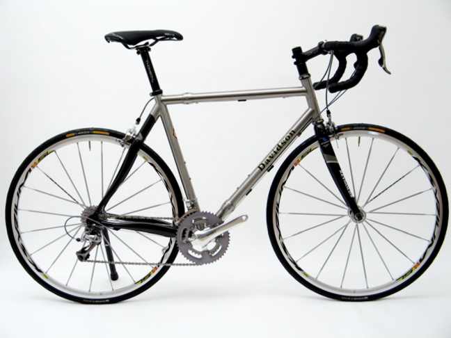Davidson Titanium Road Bike with S and S Couplings