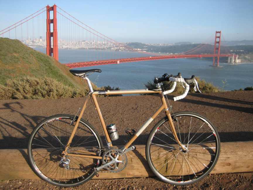 Rex Cycles road bike with S and S Couplings