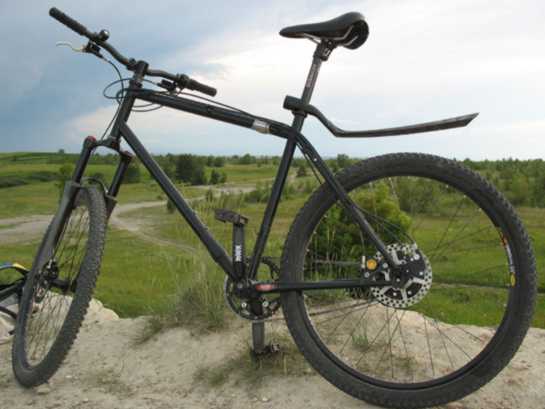 Strong Frames custom mountain bike with the BTC's installed