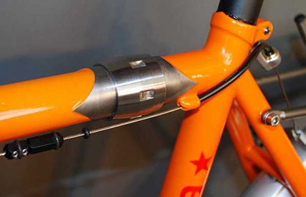 Sweetpea Bicycles touring bike with S and S Couplings