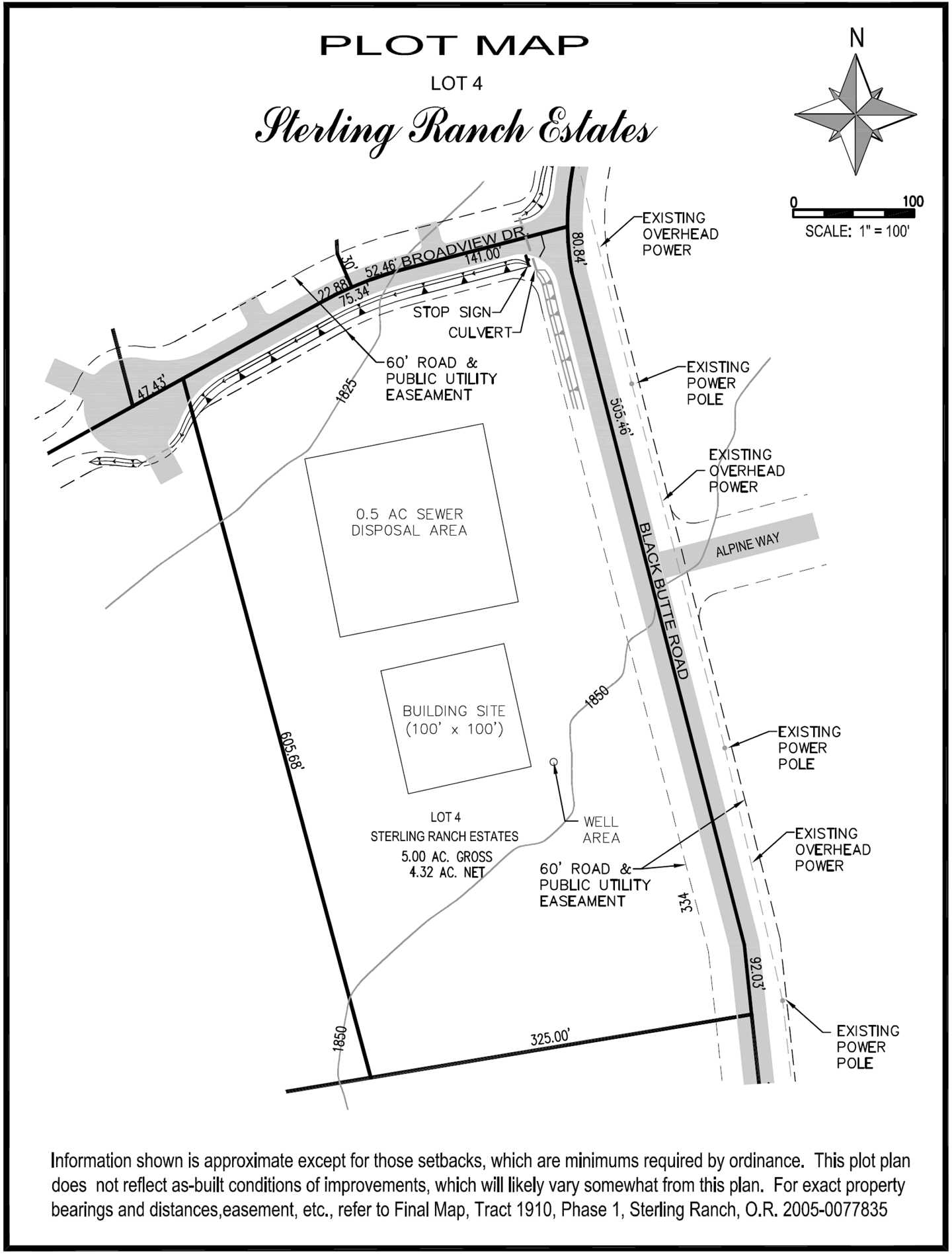 Sterling Ranch Estates, Shingletown CA
